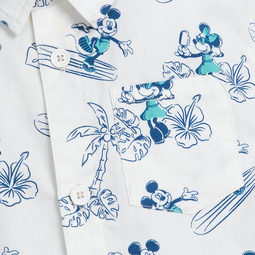 Mickey and Minnie Mouse Summer Fun Woven Shirt for Kids here now – Dis ...