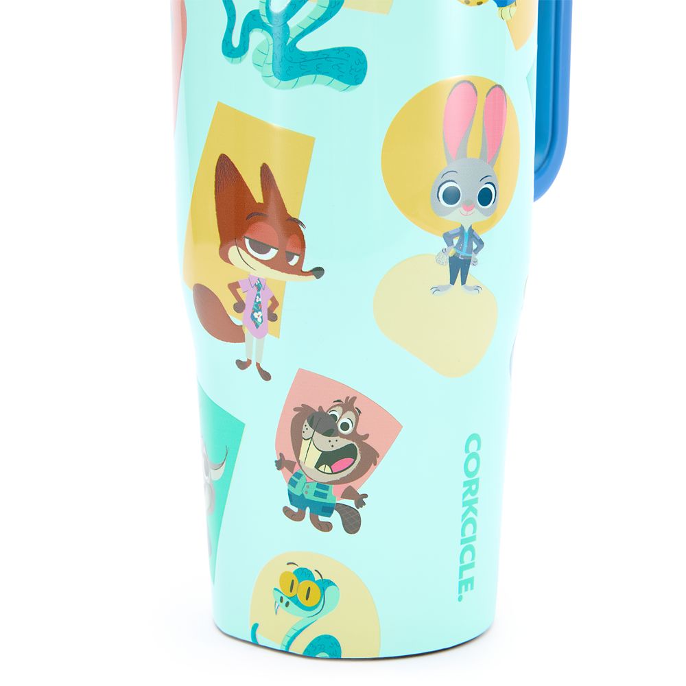 Zootopia 2 40 oz. Stainless Steel Cruiser Cup with Straw by Corkcicle ...