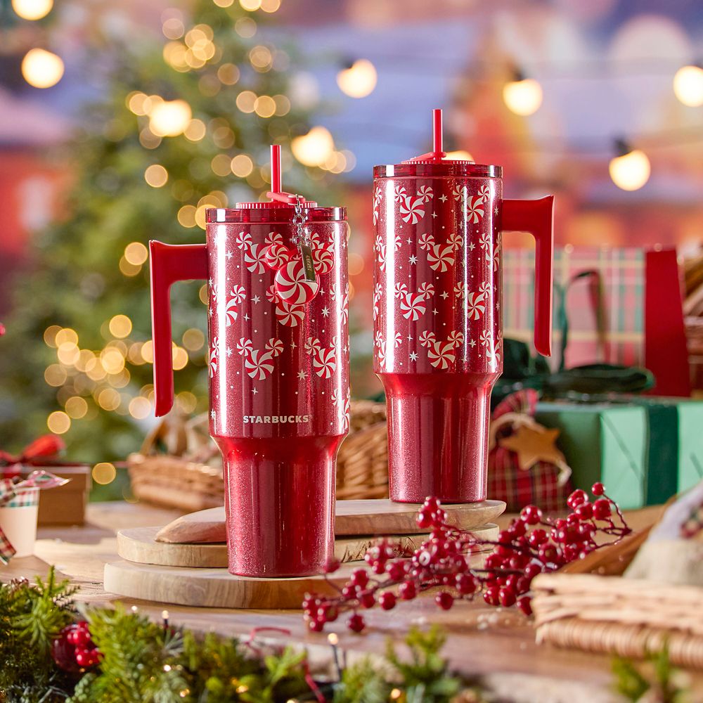 Mickey Mouse Icon Peppermint Swirl 40 oz. Starbucks® Stainless Steel ...