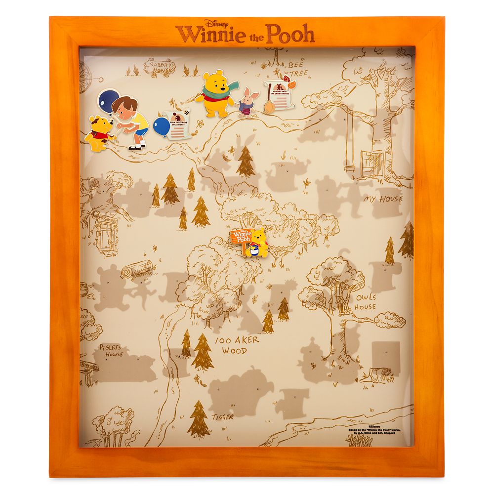 Winnie the Pooh and Christopher Robin Pin Set – Hundred Acre Wood ...