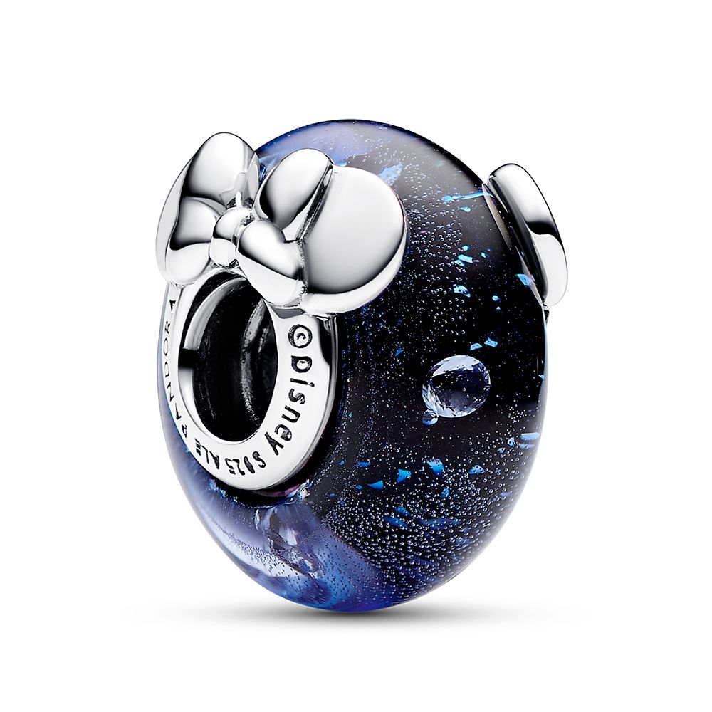 Mickey Mouse and Minnie Mouse Icon Blue Murano Glass Charm by Pandora ...