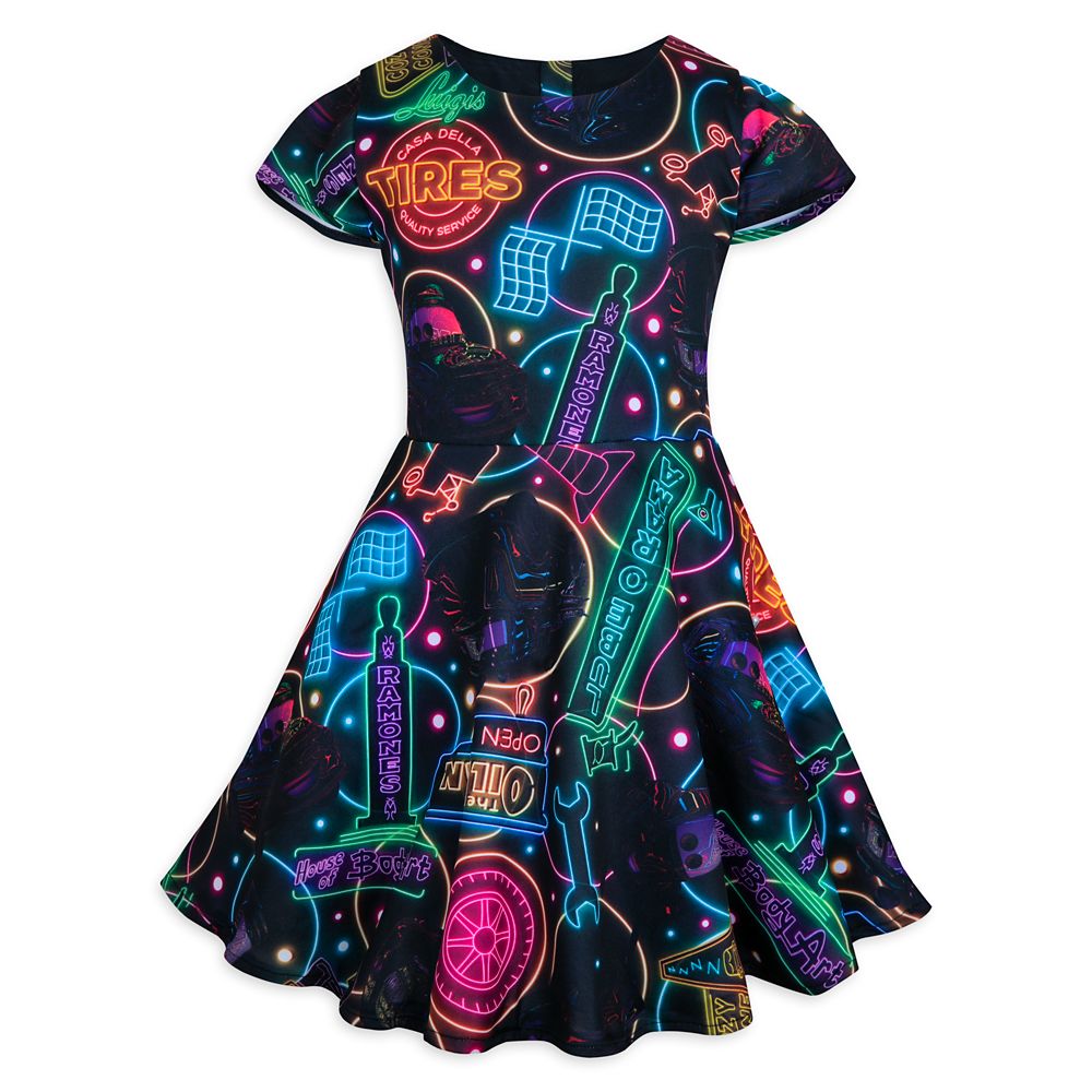 Cars Land Neon Lights Dress for Girls | Disney Store