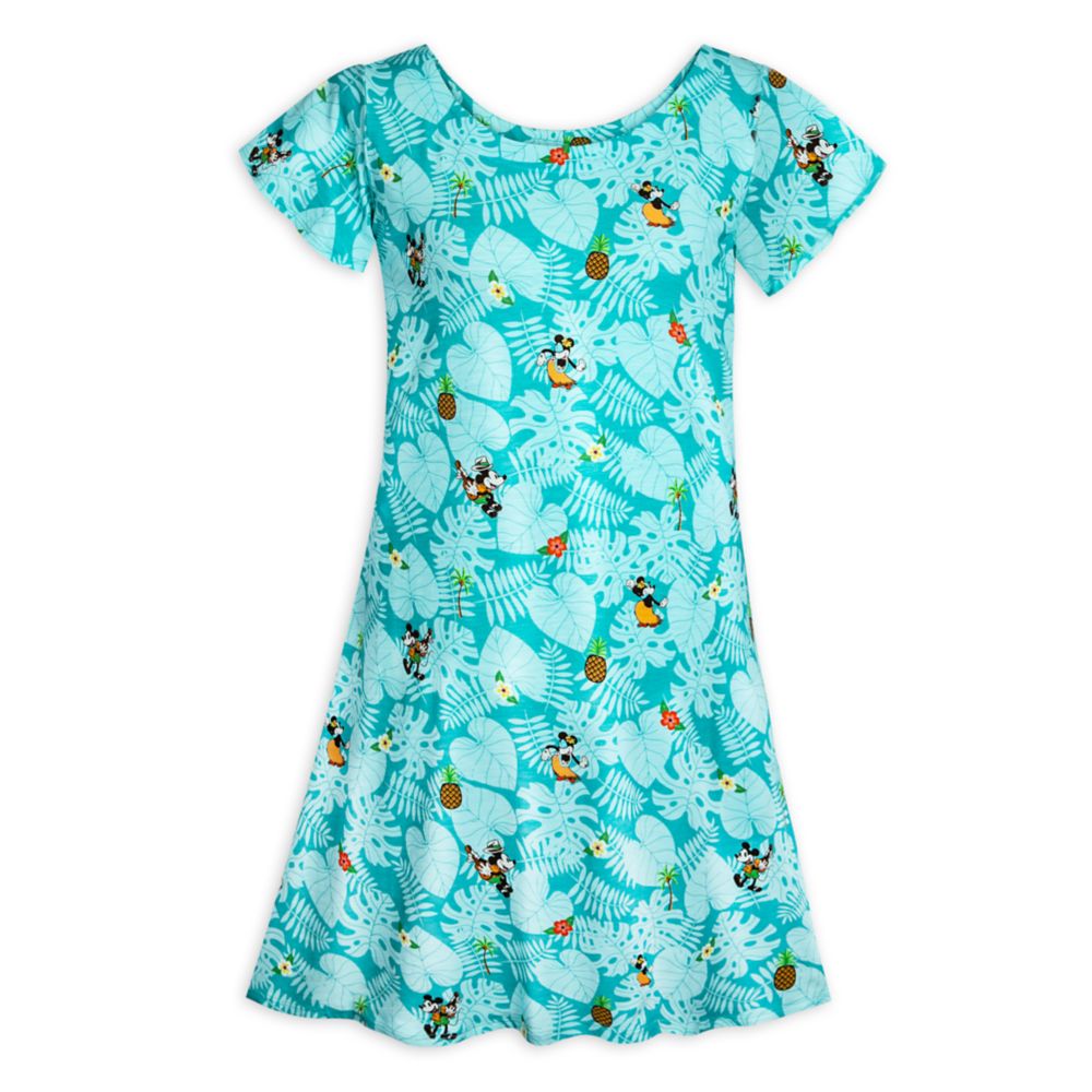 Mickey and Minnie Mouse Indigo T-Shirt Dress for Women by Tommy Bahama ...