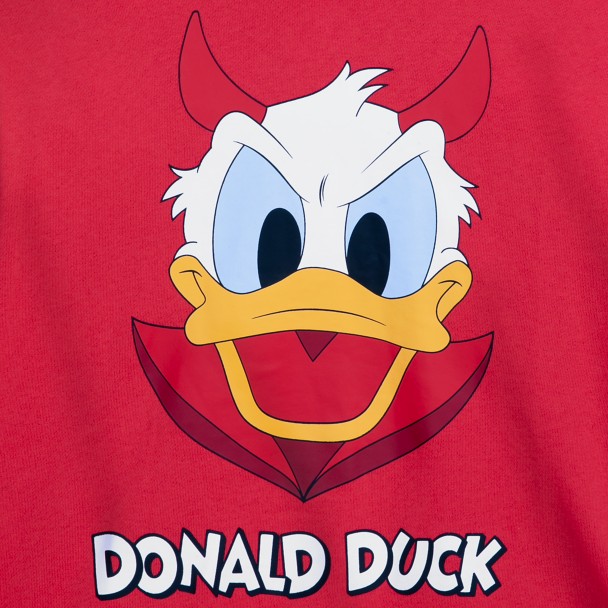 Donald Duck Halloween Pullover Hoodie for Adults by Donald Duck Halloween Pullover Hoodie for Adults by