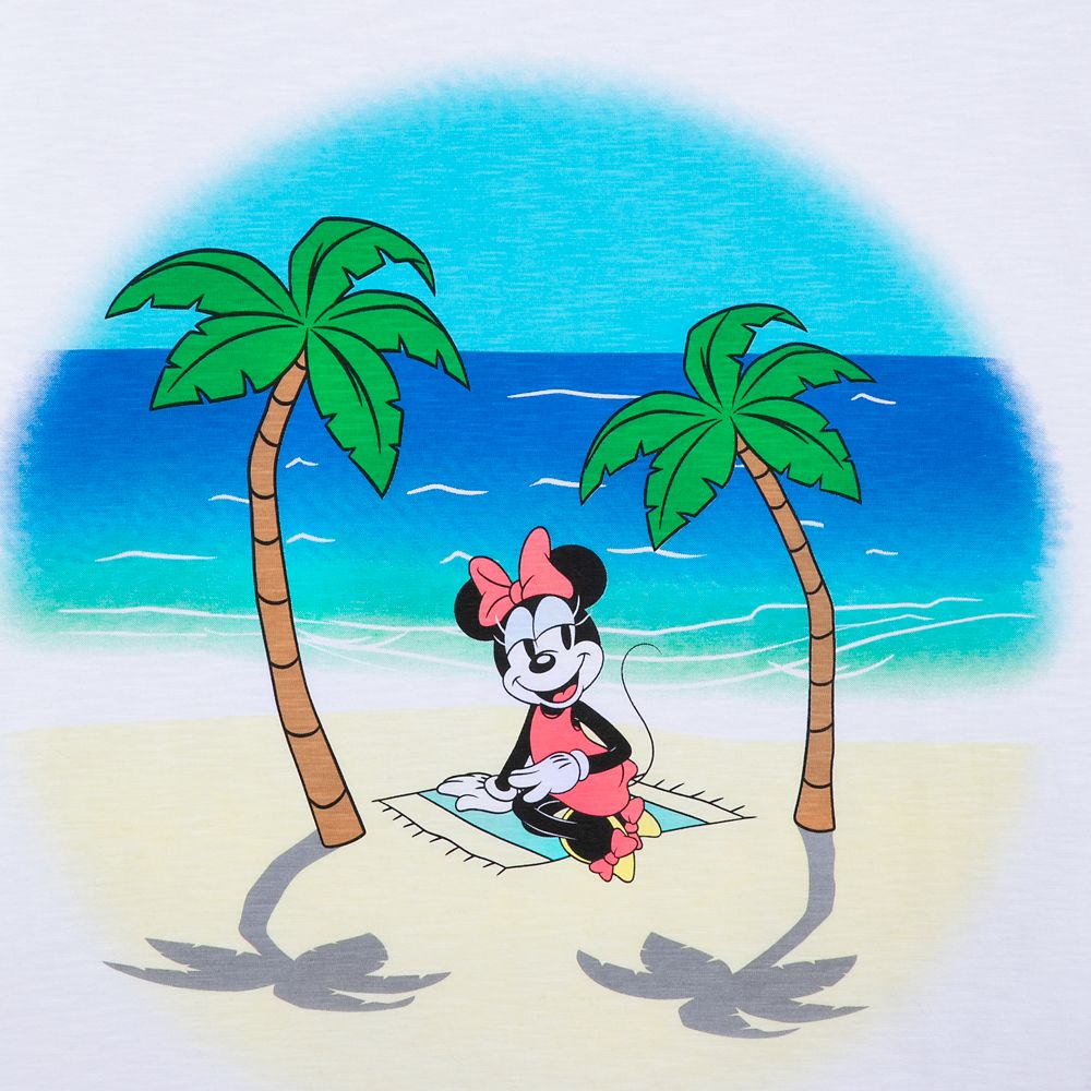Minnie Mouse Summer Beach T-Shirt for Women | Disney Store