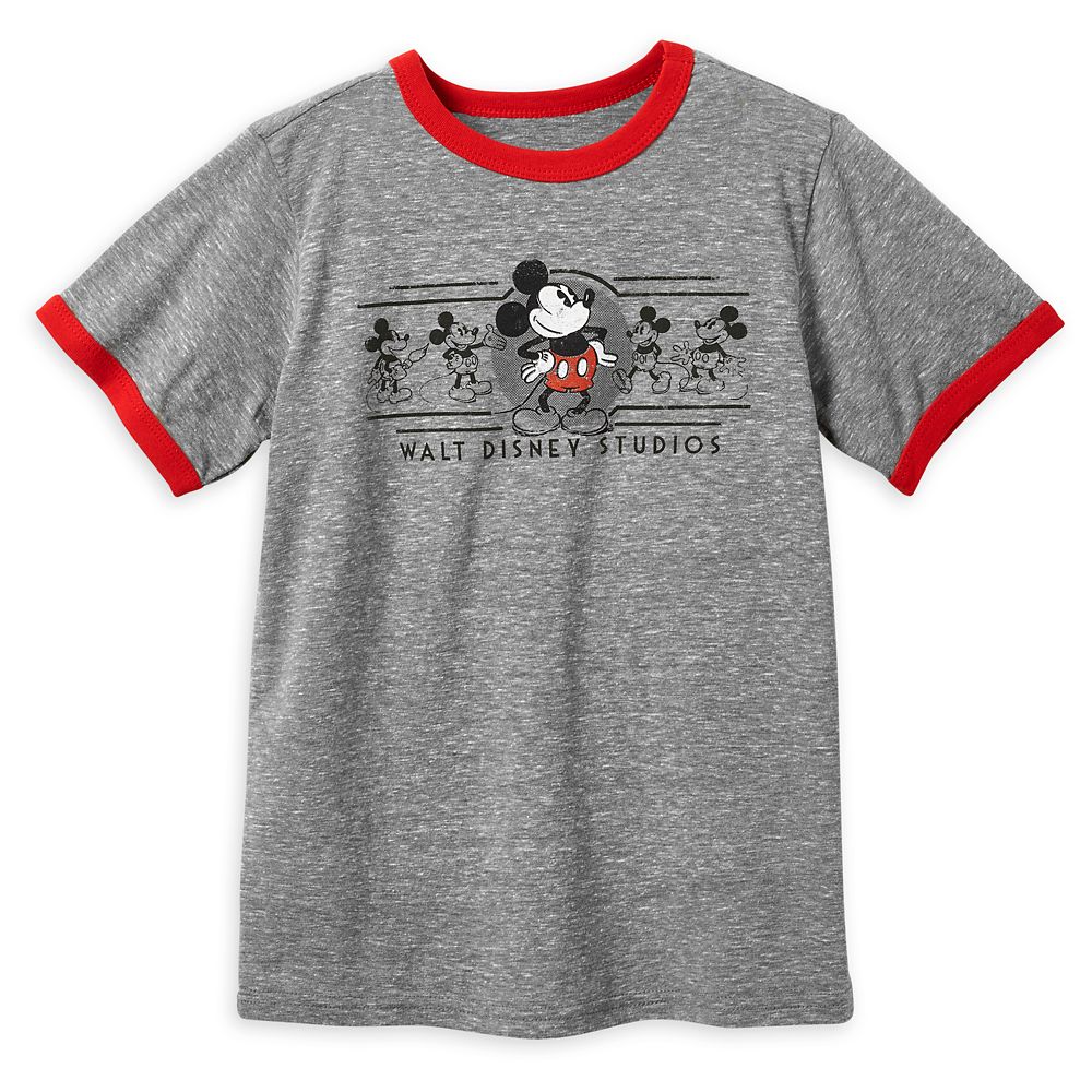 Mickey Mouse Walt Disney Studios Ringer T-Shirt for Kids | Disney Store
