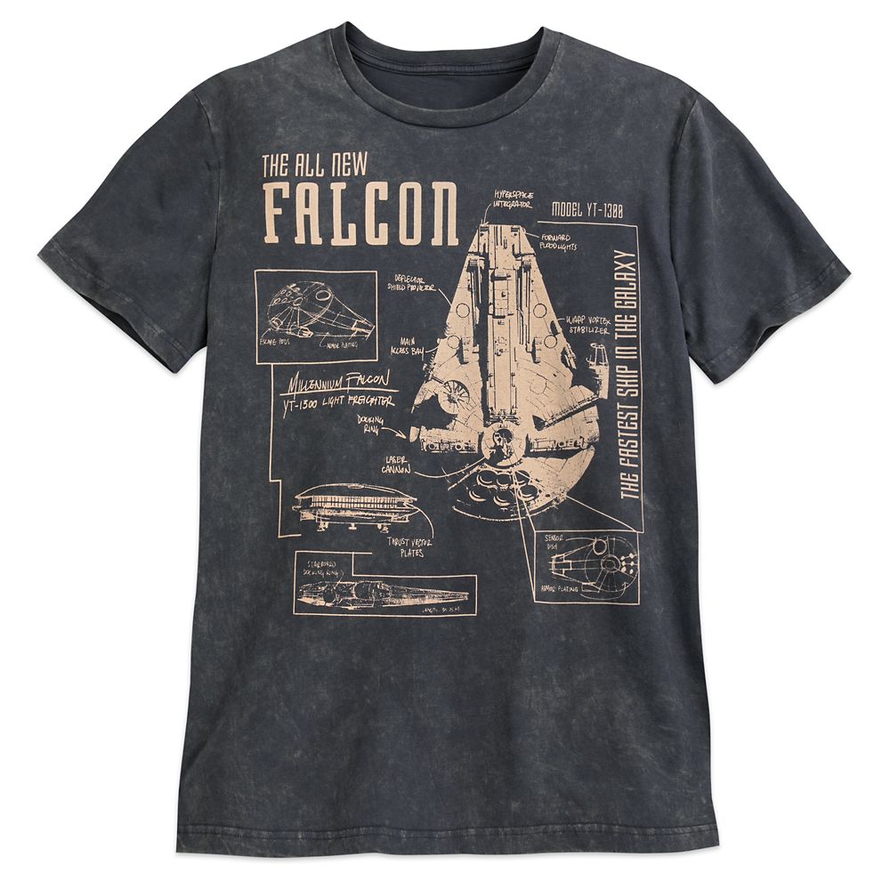 Millennium Falcon T-Shirt for Men - Solo: A Star Wars Story | Disney Store