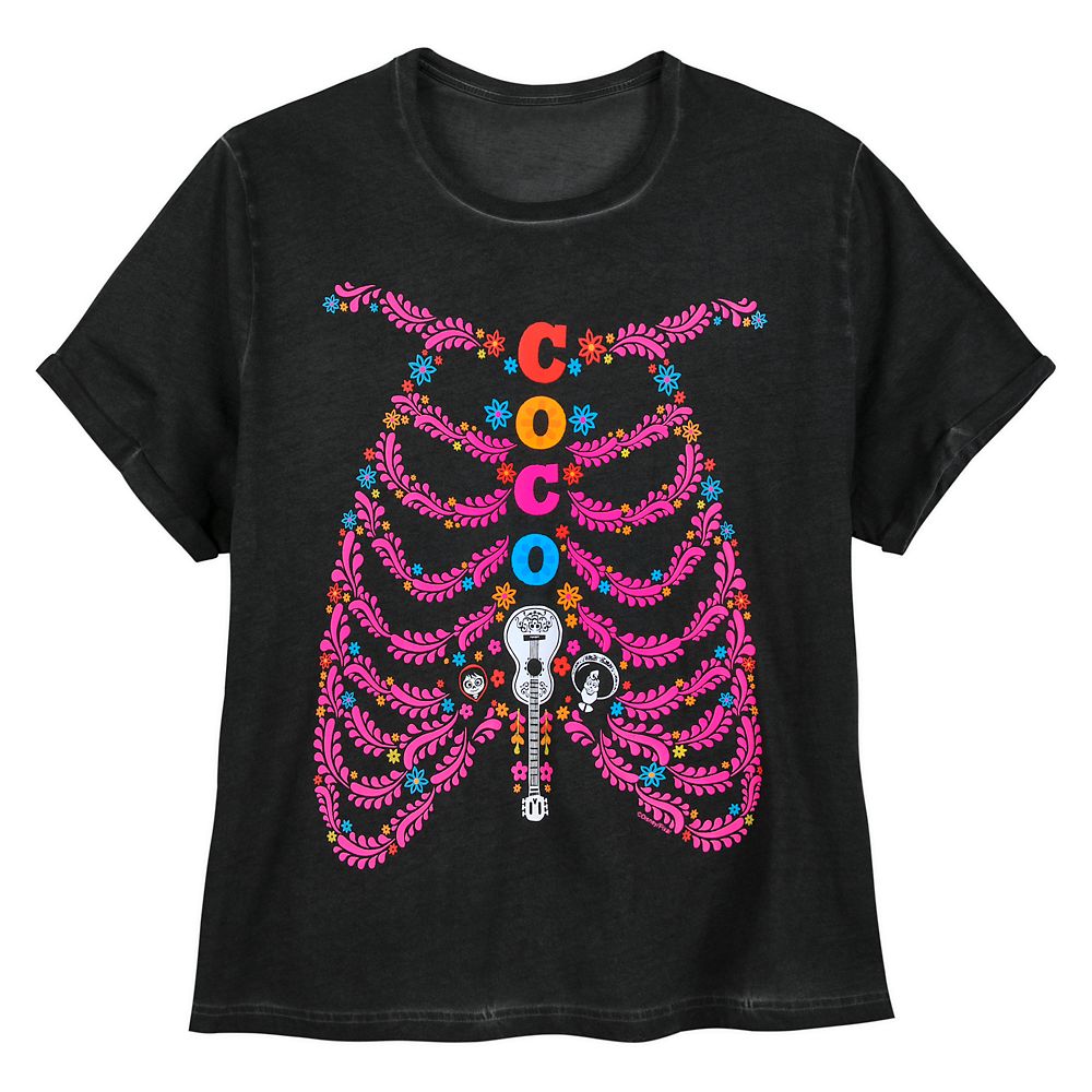 Coco Ribcage T-Shirt for Women - Extended Size | Disney Store