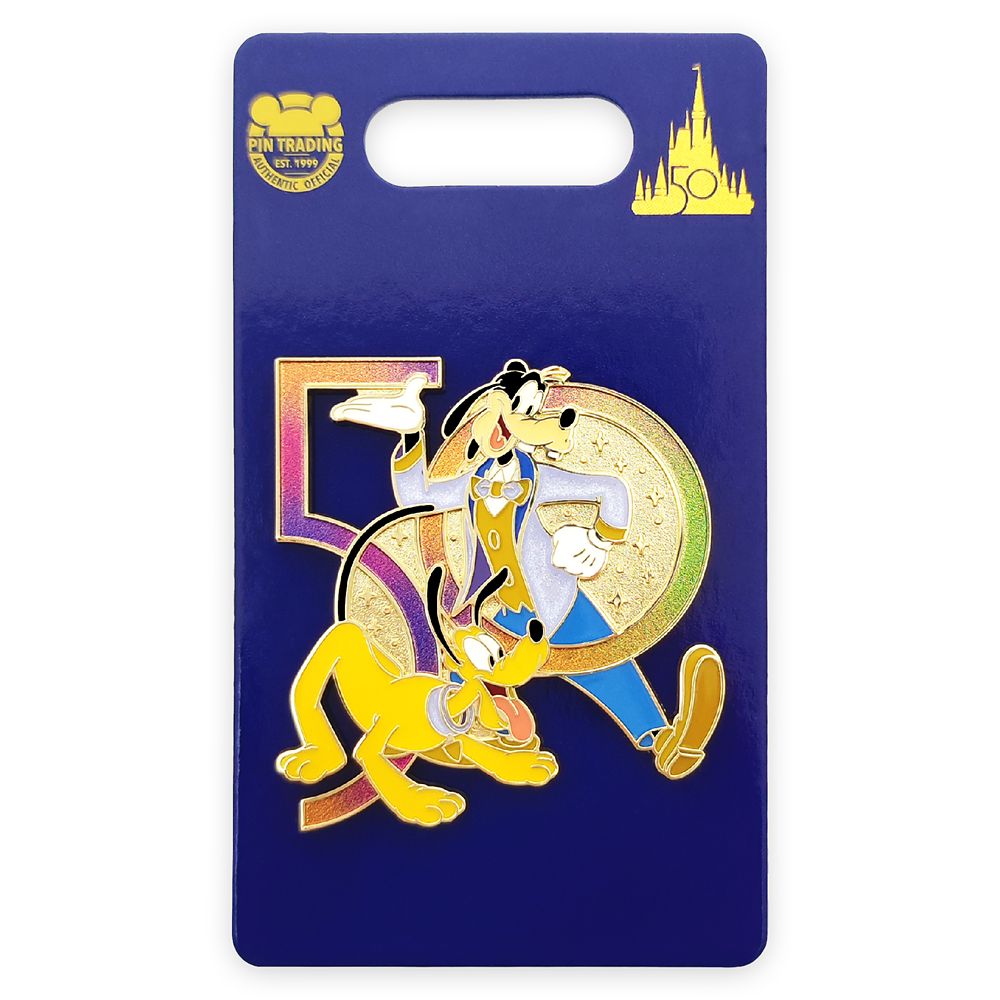 Goofy and Pluto Pin – Walt Disney World 50th Anniversary | Disney Store