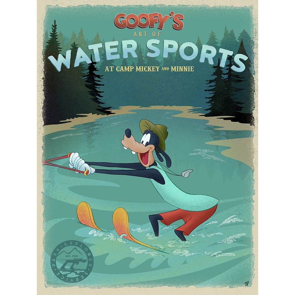Goofy ''Goofy's Water Sports'' Gallery Wrapped Canvas by Bret Iwan ...