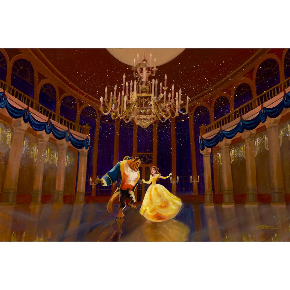 Beauty and the Beast ''Love's Dance'' Gallery Wrapped Canvas by Arienne ...