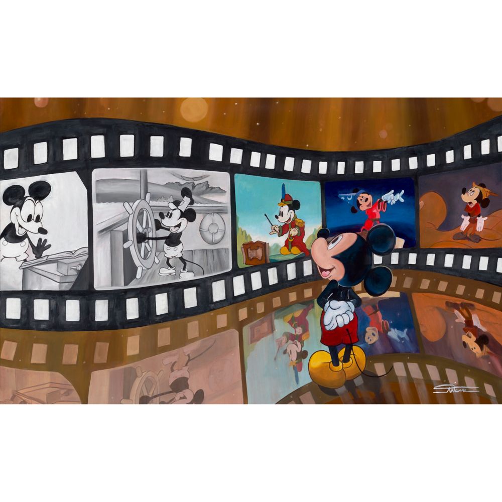Mickey Mouse ''Reel Good Friend'' Gallery Wrapped Canvas by Arienne ...