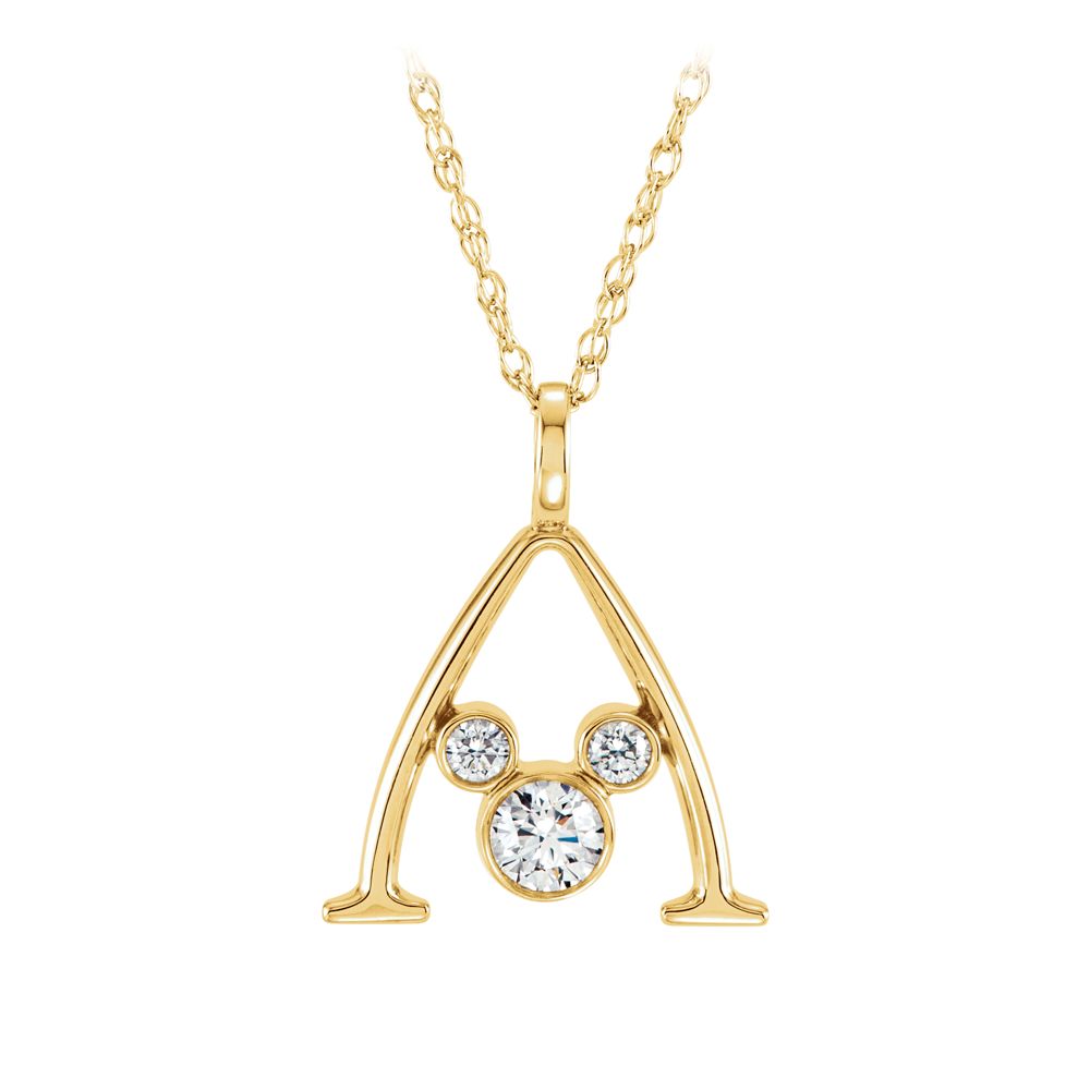 Mickey Mouse Gold and Diamond Necklace - Aulani, A Disney Resort & Spa ...