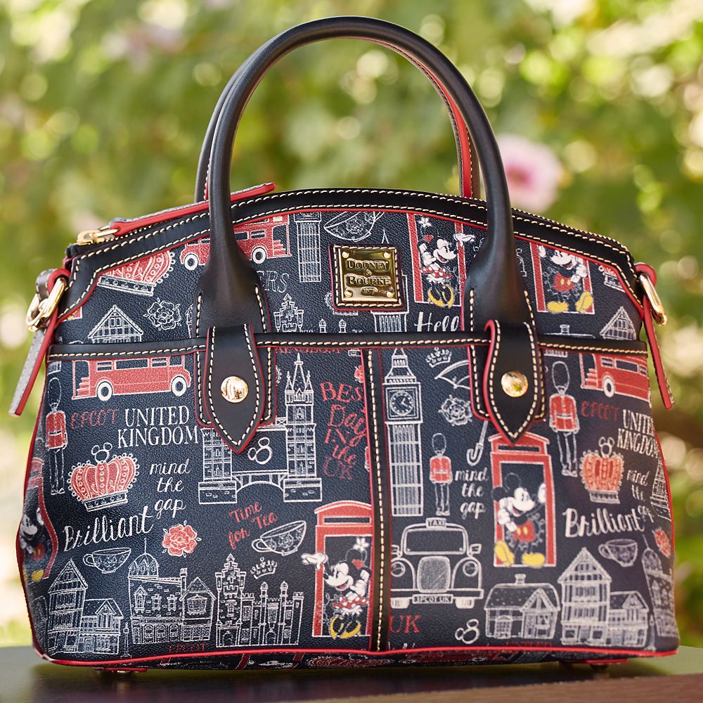 Mickey and Minnie Mouse Hello Mate Satchel by Dooney & Bourke | Disney ...