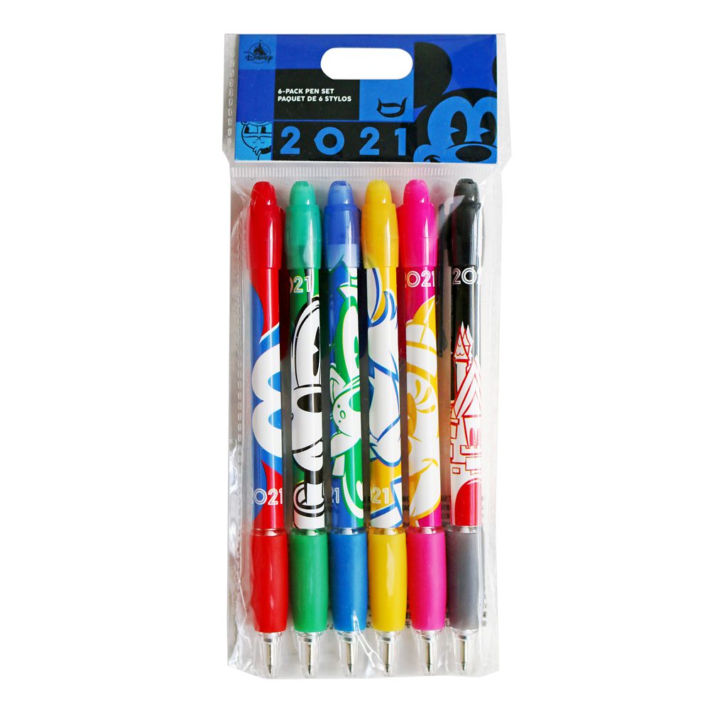 Mickey Mouse and Friends 2021 Pen Set – Disneyland | Disney Store