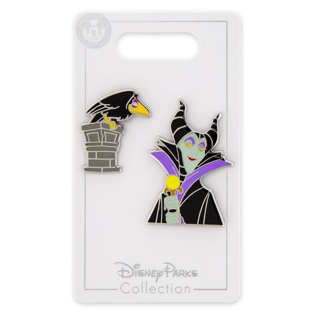 Maleficent and Raven Pin Set – Sleeping Beauty – Disney Villains ...