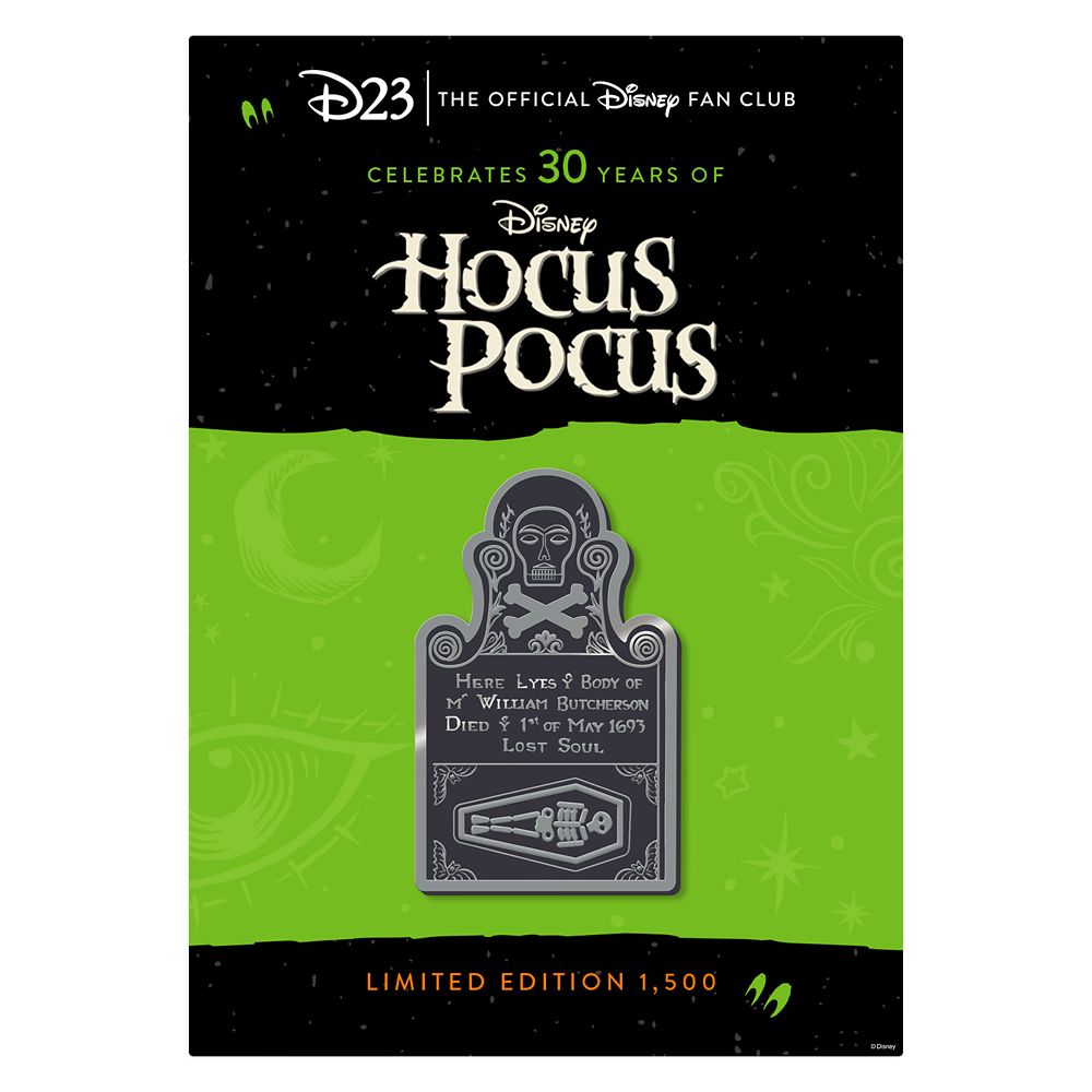 D23-Exclusive Hocus Pocus 30th Anniversary Pin – Limited Edition ...